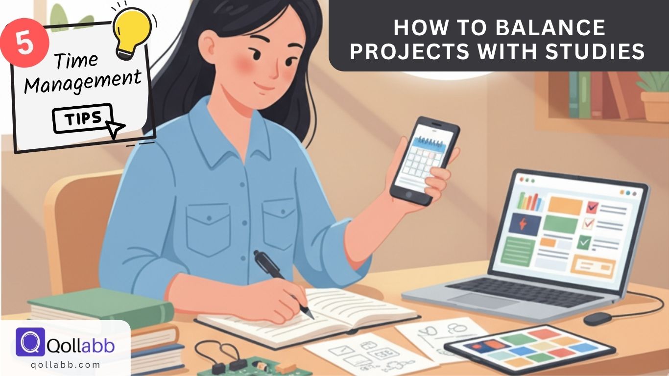 How to Balance Projects with Studies | Qollabb Blogs